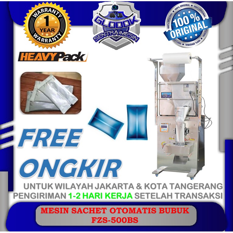 Jual Mesin Packing/Kemas Sachet Otomatis Butiran/Bubuk FZS-500BS ...
