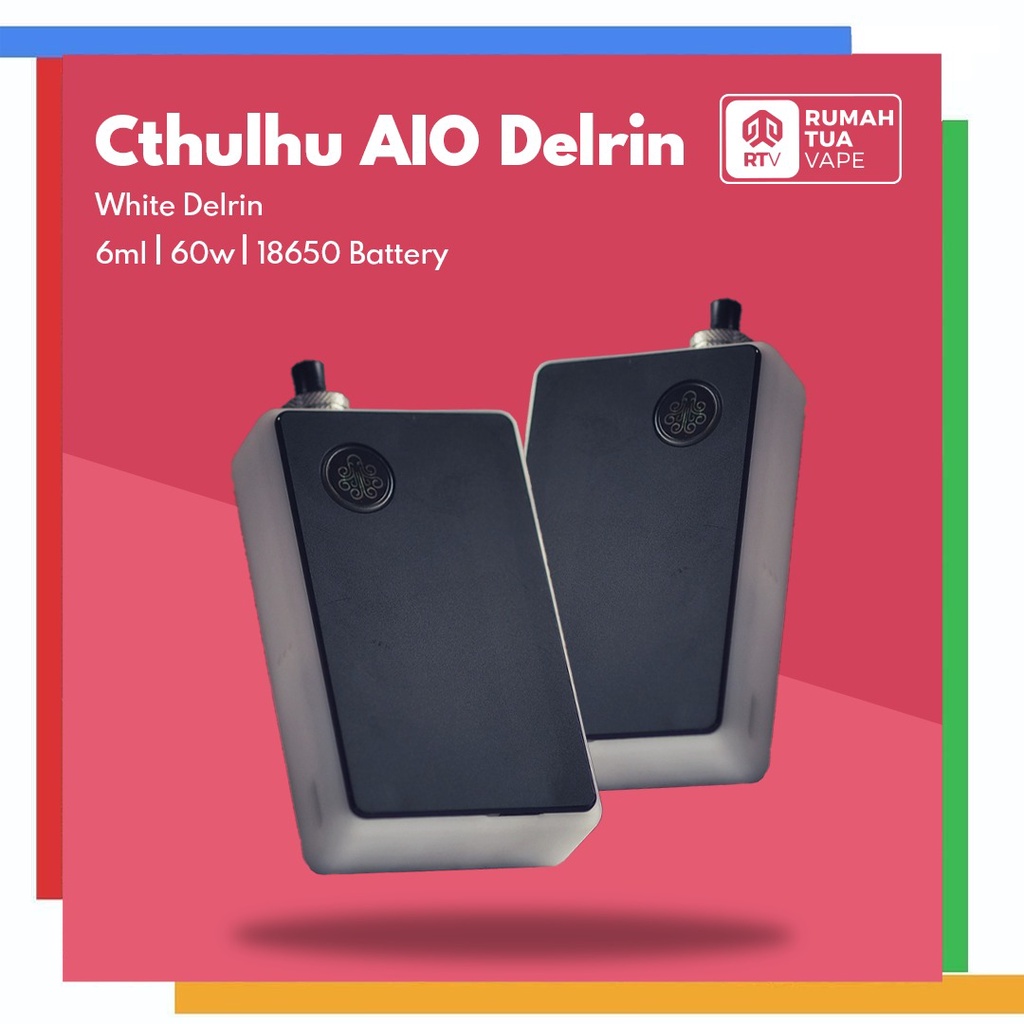 Jual CTHULHU AIO DELRIN 60W 18650 BATTERY KIT | Shopee Indonesia