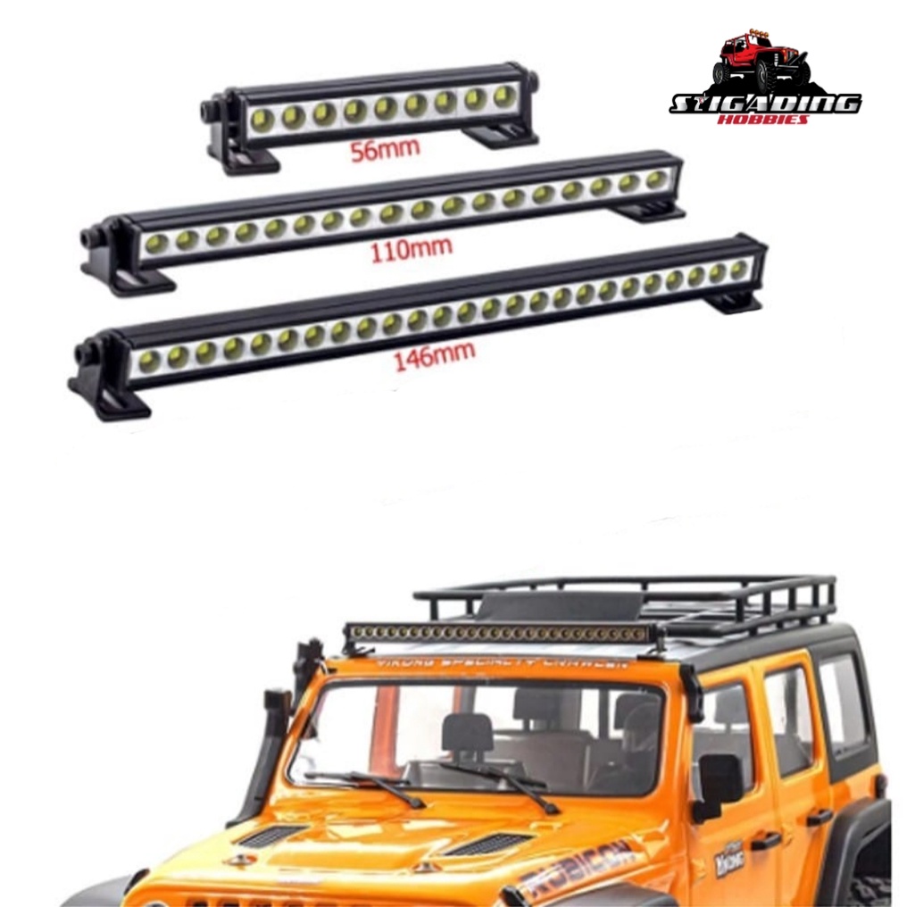 Jual ROOFLAMP ROUND LED MODEL LAMPU BULAT 1/10 RC ADVENTURE SCX10 RGT ...