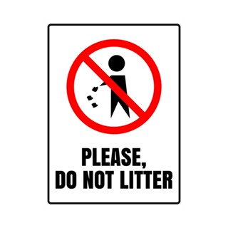 Jual Sticker Sign, Stiker Jagalah Kebersihan, Stiker Pemberitahuan ...