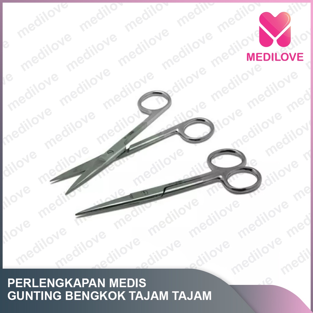 Jual GUNTING MEDIS STAINLESS VERBAN/ANGKAT JAHIT/ EPISOTOMY/ IRIS ...