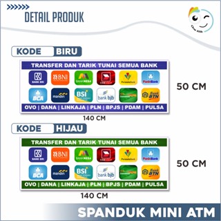 Jual Spanduk Banner model ATM Mini / Spanduk Brilink / Spanduk Transfer ...