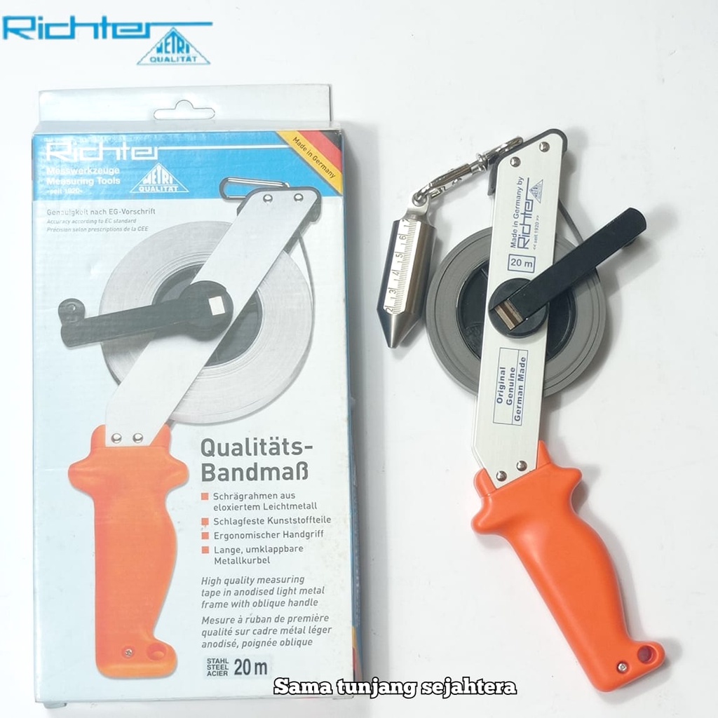 Jual RICHTER METERAN MINYAK 20 METER / OIL SOUNDING TAPE 20 M / ALAT ...