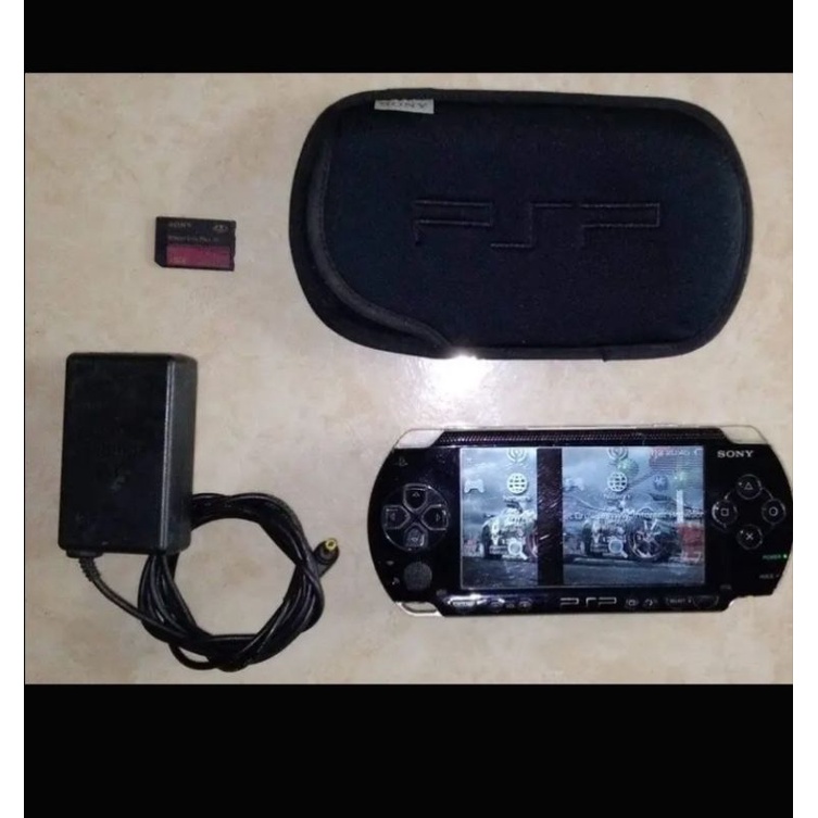 Jual PSP Seri 1000 Memory 8GB isi 25 Game Full Minus LCD | Shopee Indonesia