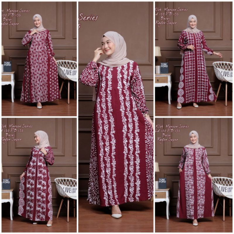 Jual Gamis Super Jumbo LD 120 Gamis Batik Jumbo Gamis Big Size Terbaru ...