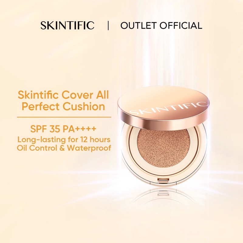 Jual SKINTIFIC COVER ALL PERFECT CUSHION SPF 35 PA +++ | Shopee Indonesia