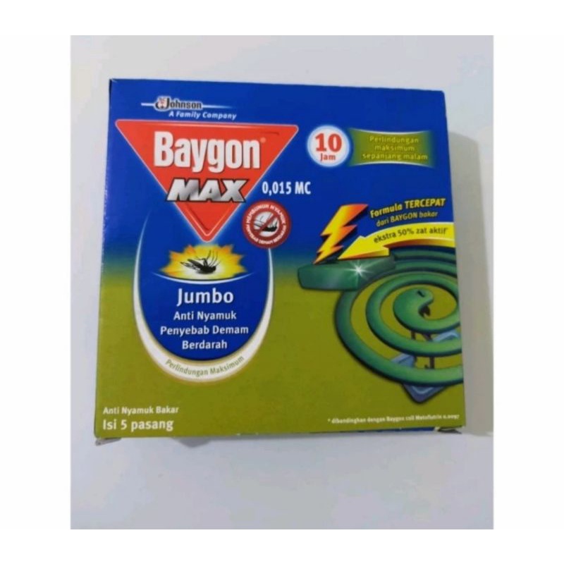 Jual Obat nyamuk bakar Baygon isi 5pasang (HIJAU) | Shopee Indonesia