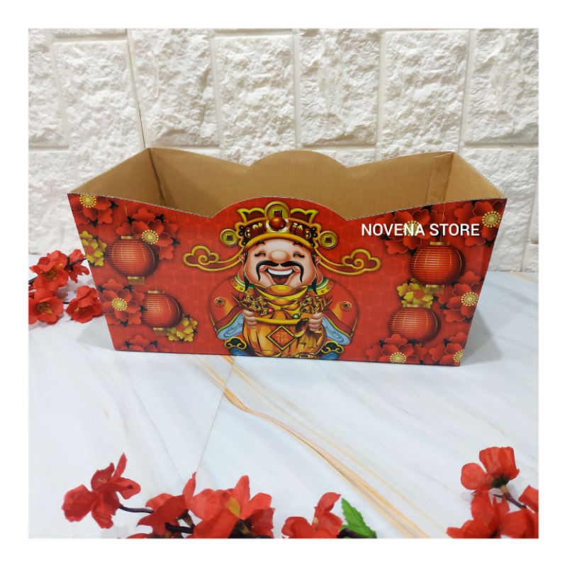 Jual BOX PARCEL IMLEK ALAS NAMPAN TATAKAN PARCEL CNY | Shopee Indonesia