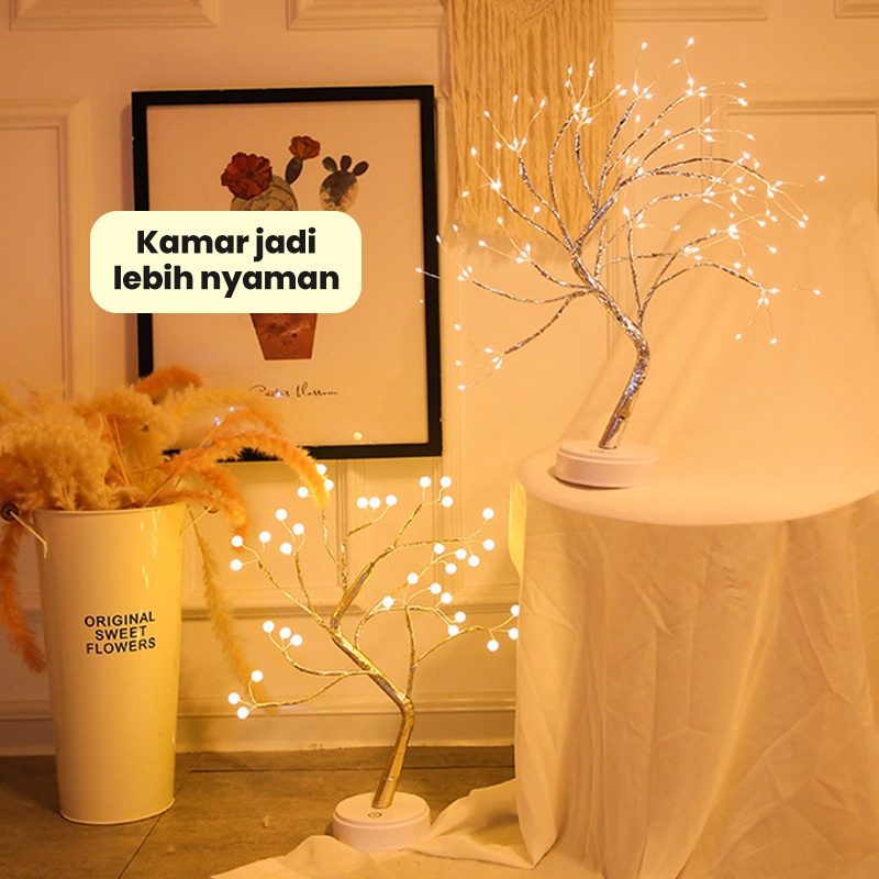 Jual Lampu Pohon Ranting Lampu Hias LED Kamar Tidur Tumblr Kawat ...