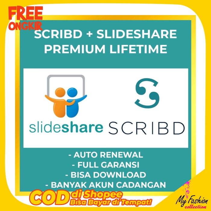 Jual My-Outlet / Promo Termurah Akun Premium Scribd + Slideshare ...