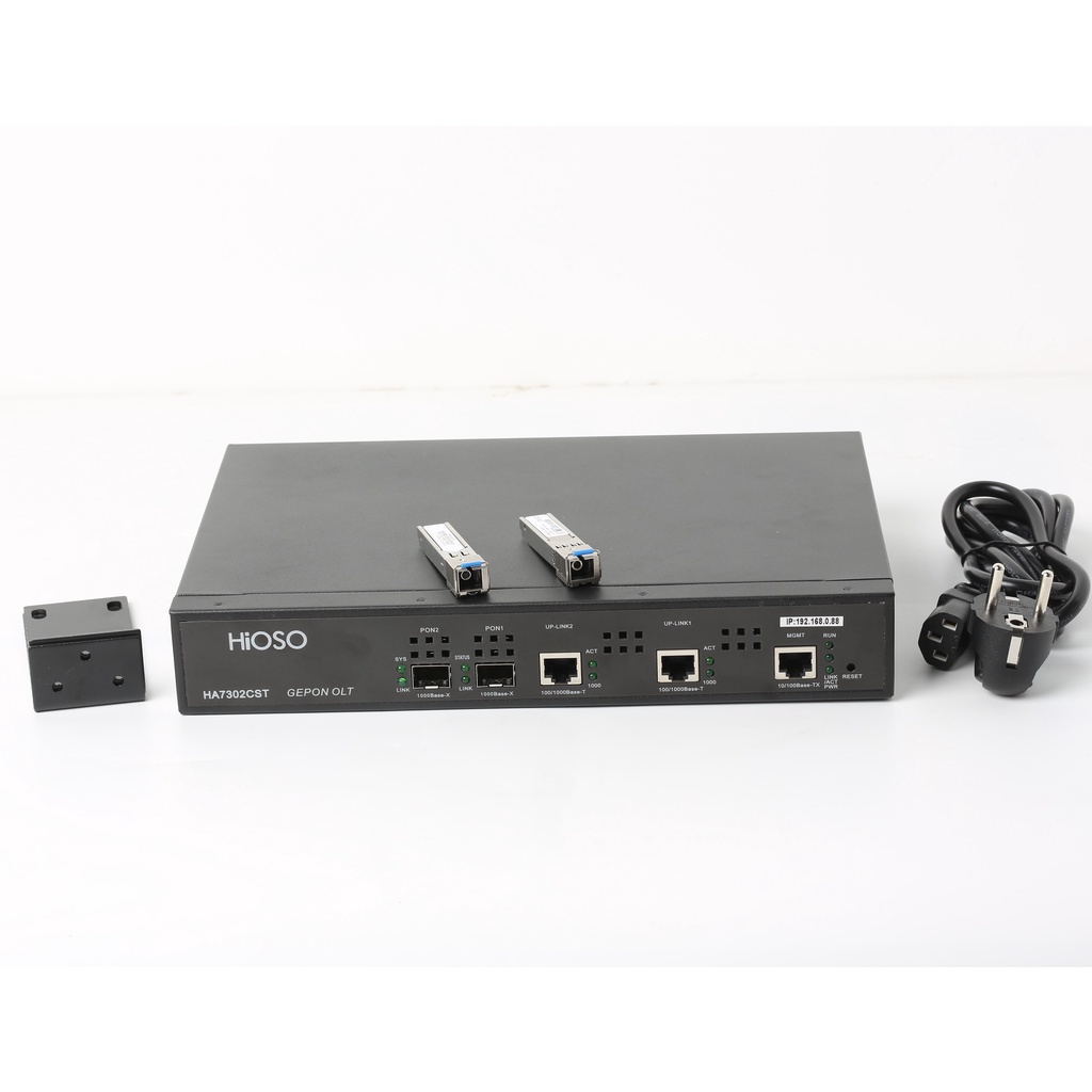 Jual OLT HIOSO EPON HA7302 Mini 2 port Epon ONU OLT SFP | Shopee Indonesia