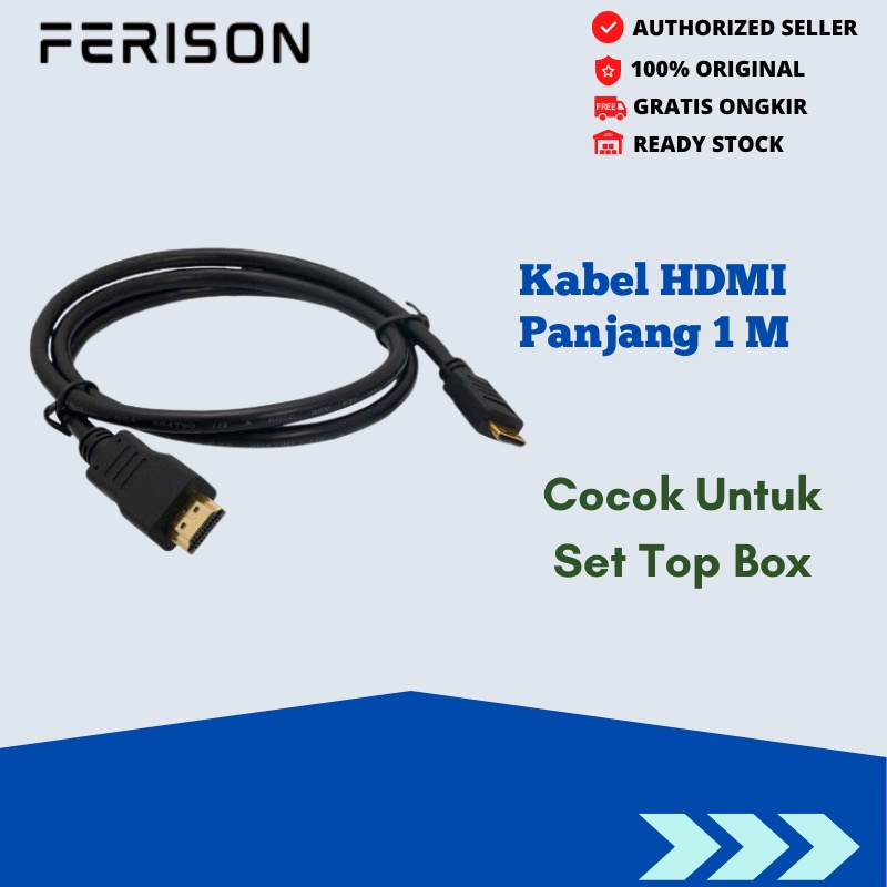 Jual Kabel HDMI 1 M (Cocok Untuk Set Top Box) | Shopee Indonesia