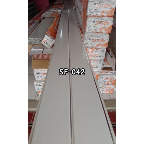 Jual Plafon PVC Starfon Motif Putih Polos Nut Gloss Dop | Shopee Indonesia