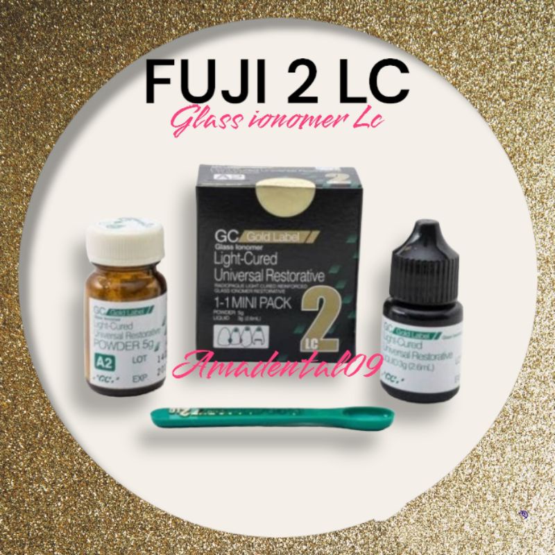 Jual Lem GC Fuji Ortho 2 Minipack Glass Ionomer Gold Label Light Curing ...