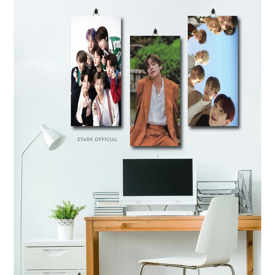 Jual PAJANGAN KAMAR TIDUR MEMBER BTS 15X30 B1INZ/TEZH3/ DEKORASI KAMAR ...