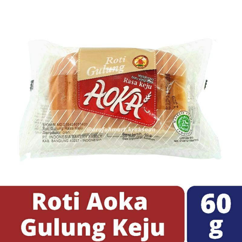 Jual ROTI VIRAL//AOKA Roti Gulung rasa Keju | Shopee Indonesia