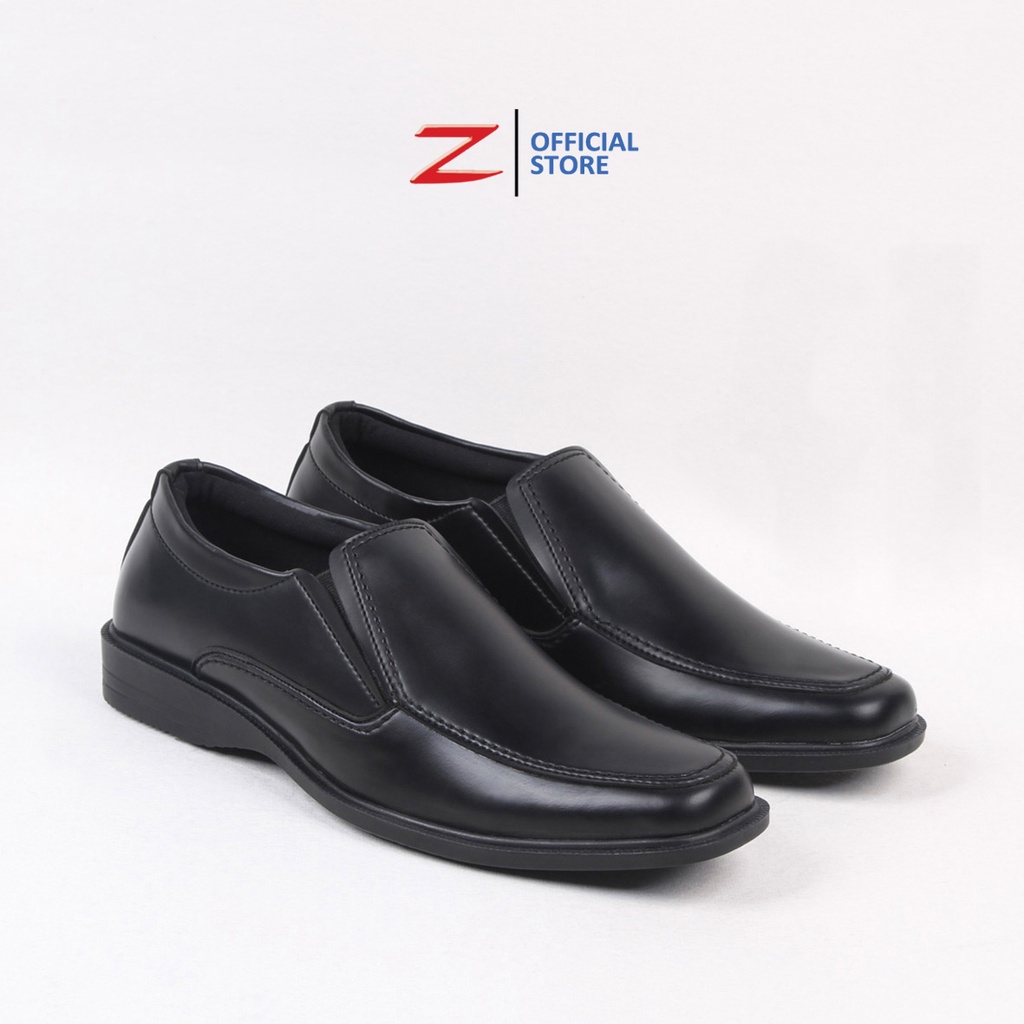 Jual Zeintin - Sepatu Pantofel Hitam Pria Formal Kantor Leather Swedian Premium BJ | Shopee ...