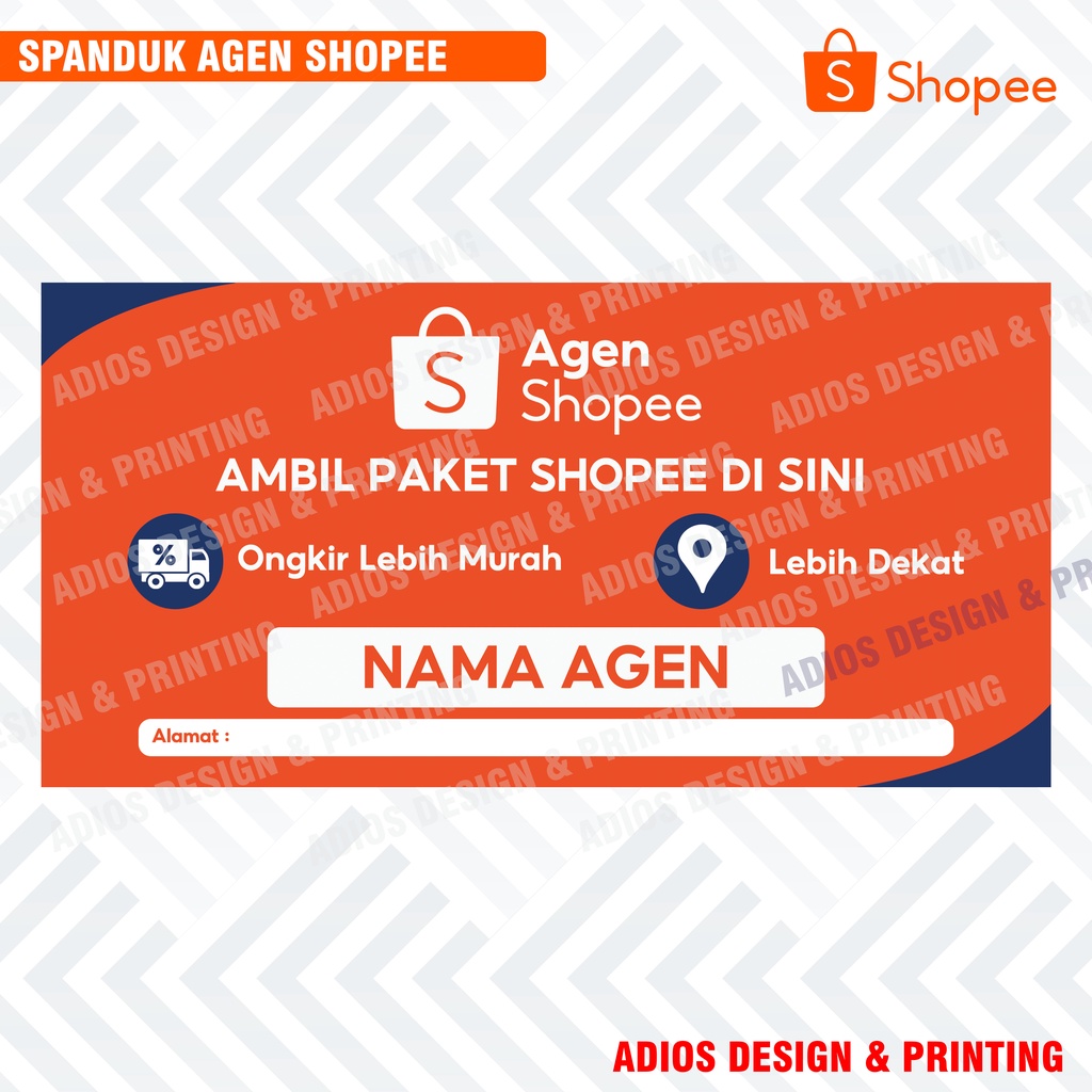 Jual Spanduk Banner Agen Shopee | Shopee Indonesia