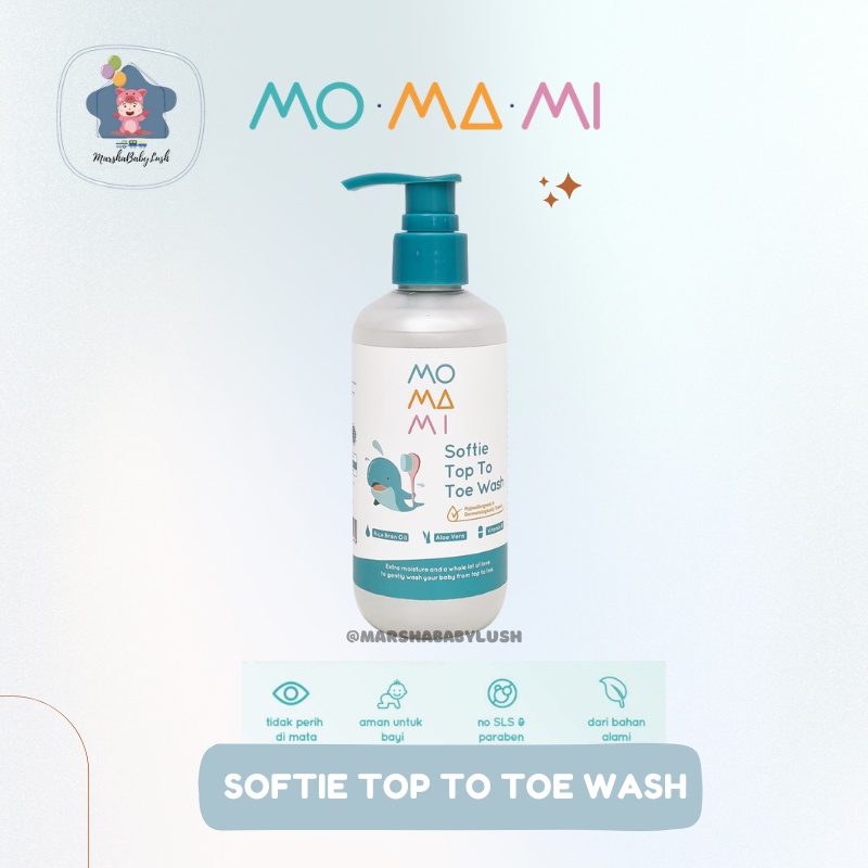 Jual MOMAMI SOFTIE TOP TO TOE WASH 235ml / SABUN MANDI ANAK / SABUN ...