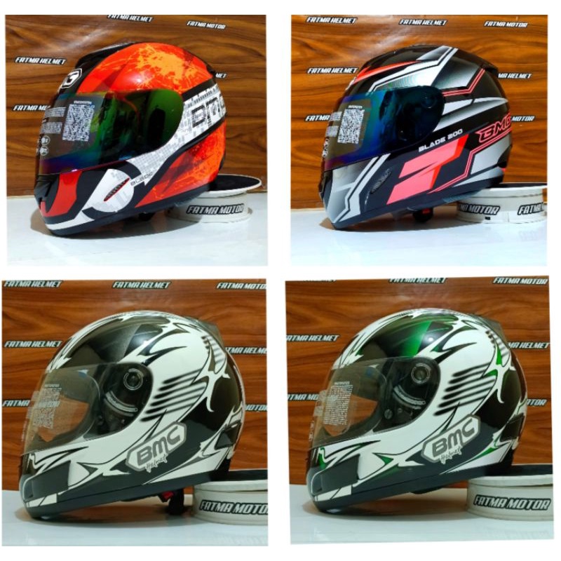 Jual HELM BMC FULL STAR DAN BLADE200 MOTIF | Shopee Indonesia