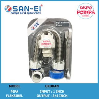 Jual Pipa Fleksibel Pompa Air ORIGINAL SAN EI / Pipa Flexibel | Shopee ...