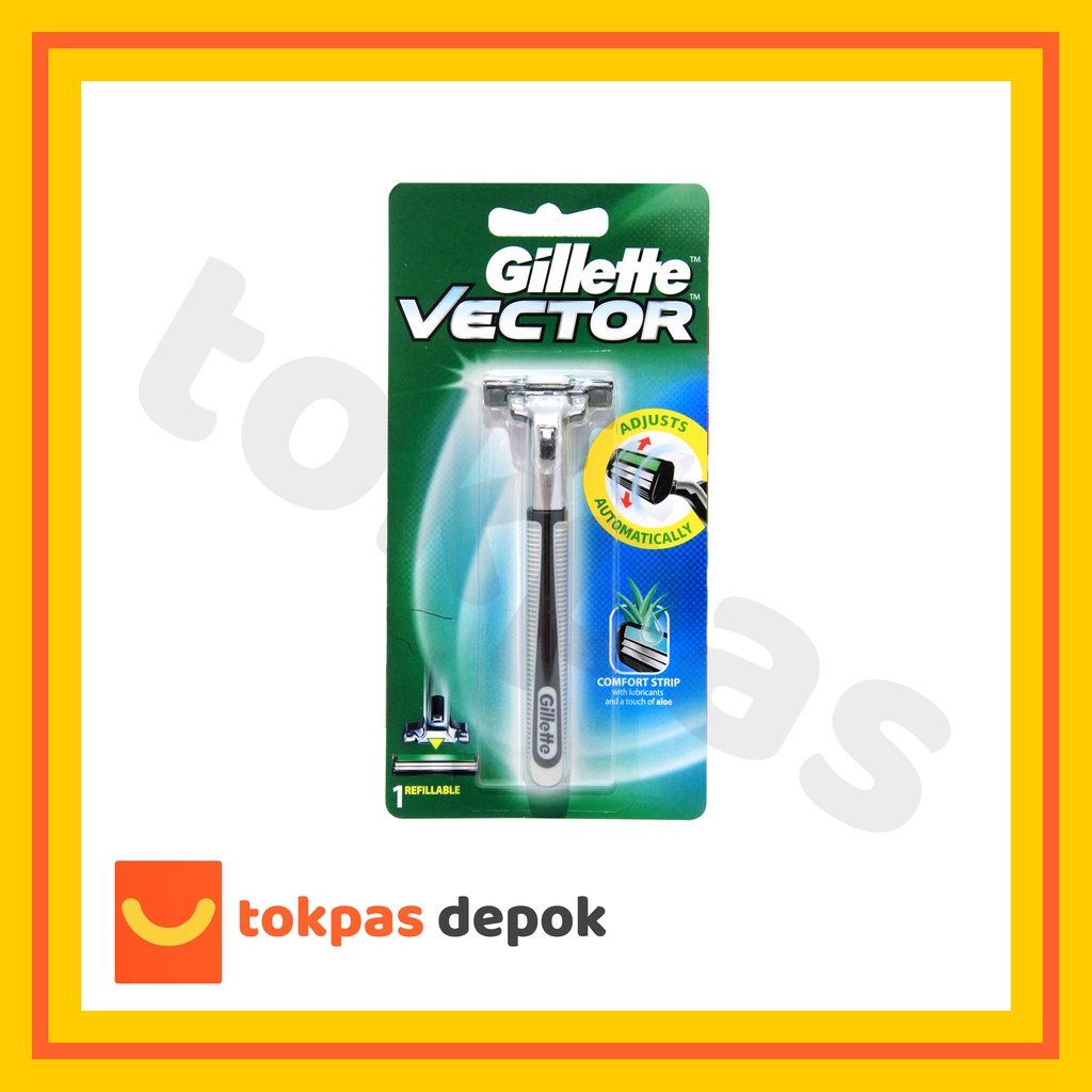 Jual Gillette Vector Razor - Pisau Cukur Alat Cukur Pria | Shopee Indonesia