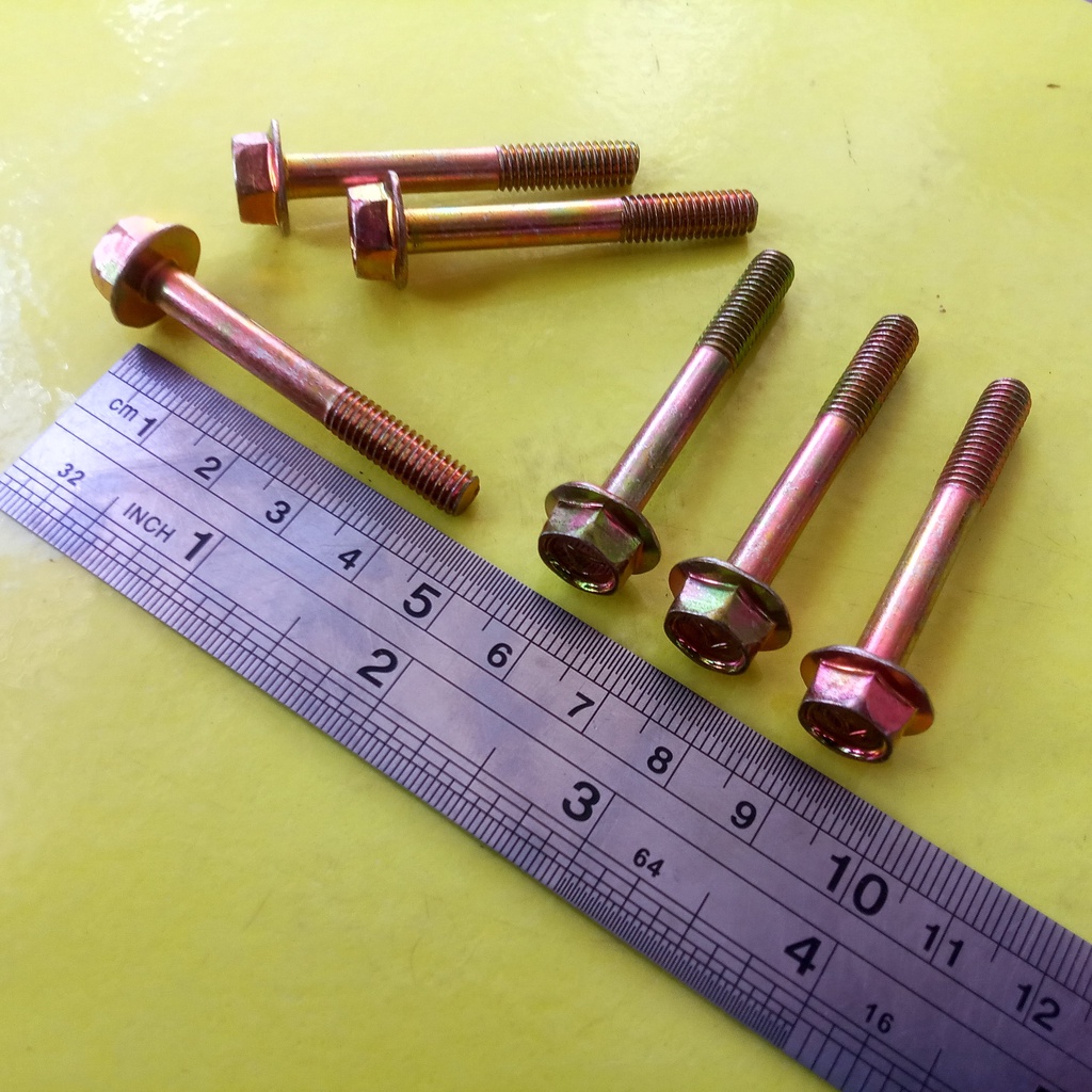 Jual FLANGE BOLT KUNING M6 X 45 / BAUT 10 KUNCI 10 / BAUT TOPI M6 X 45 ... Jual FLANGE BOLT KUNING M6 X 45 / BAUT 10 KUNCI 10 / BAUT TOPI M6 X 45 ...