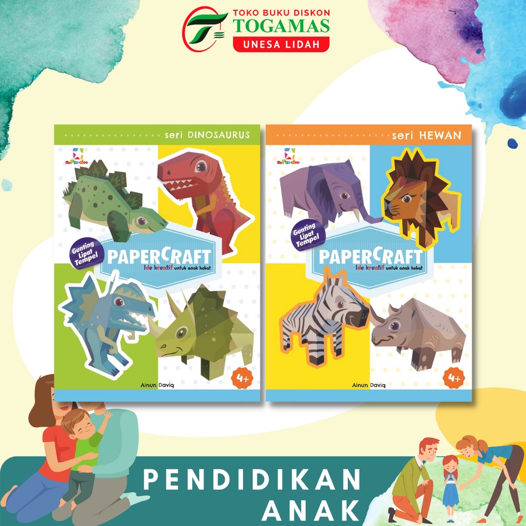 Jual OPREDO PAPER CRAFT SERI HEWAN / DINOSAURUS | Shopee Indonesia