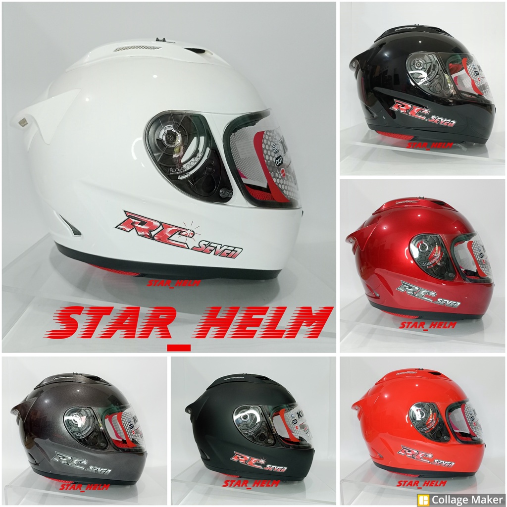 Jual HELM KYT RC7 SOLID ORIGINAL 100% | HELM KYT RC SEVEN SOLID ...