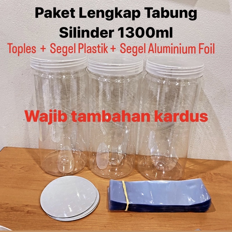 Jual Paket Lengkap Tabung Silinder 1300ml + Segel Plastik + Segel ...