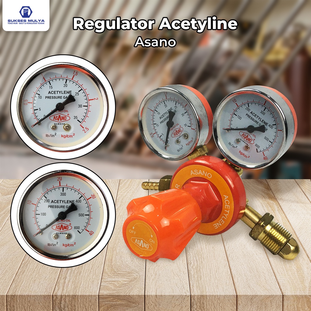 Jual Asano Regulator Acetylene Las Acetylene Regulator Asetilin ...