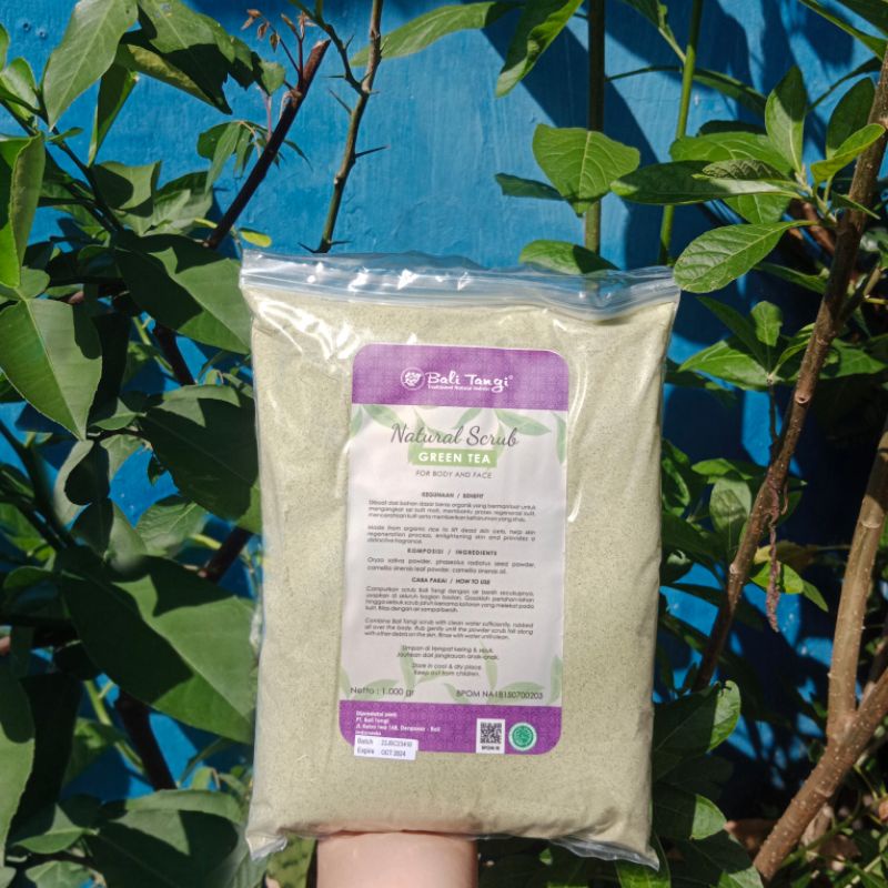 Jual Lulur Bali body scrub Bali Tangi Greentea 1kg | Shopee Indonesia