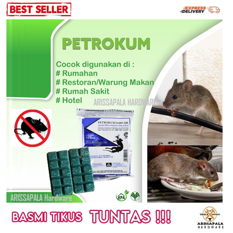 Jual Racun Tikus Petrokum Obat Pembasmi Hama Tikus Mati Kering Tidak ...