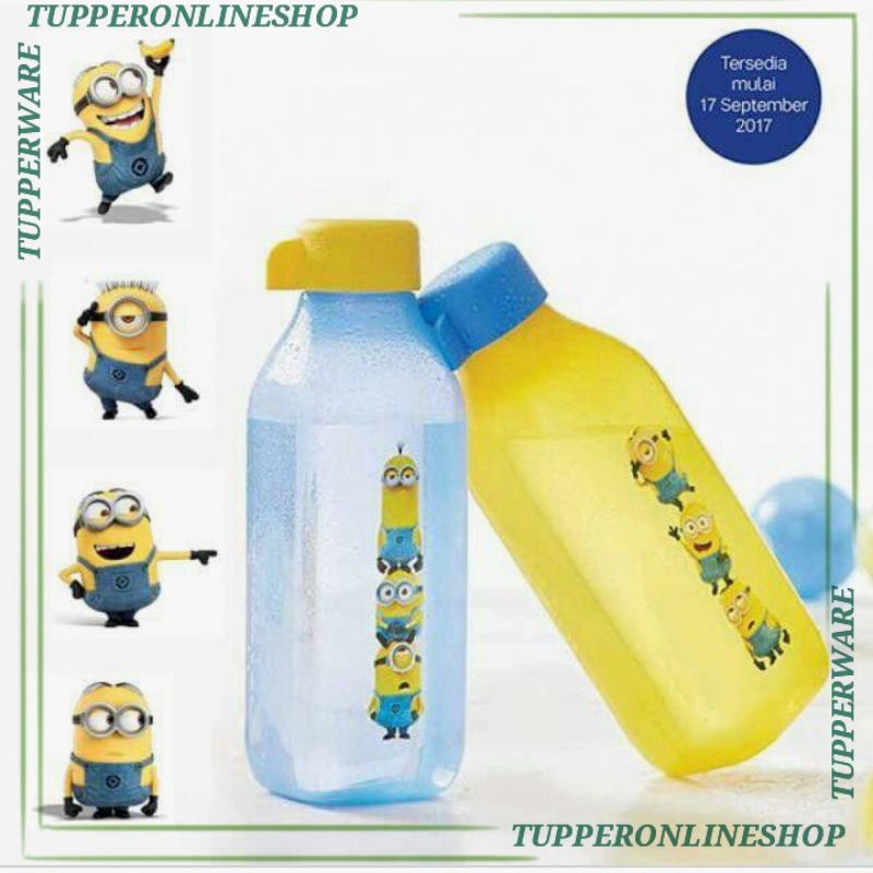 Jual minion bottle tupperware/ botol minum anak gambar minion | Shopee ...