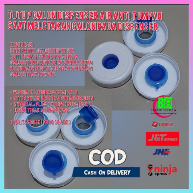 Jual Tutup galon dispenser air anti tumpah saat meletakan galon pada ...