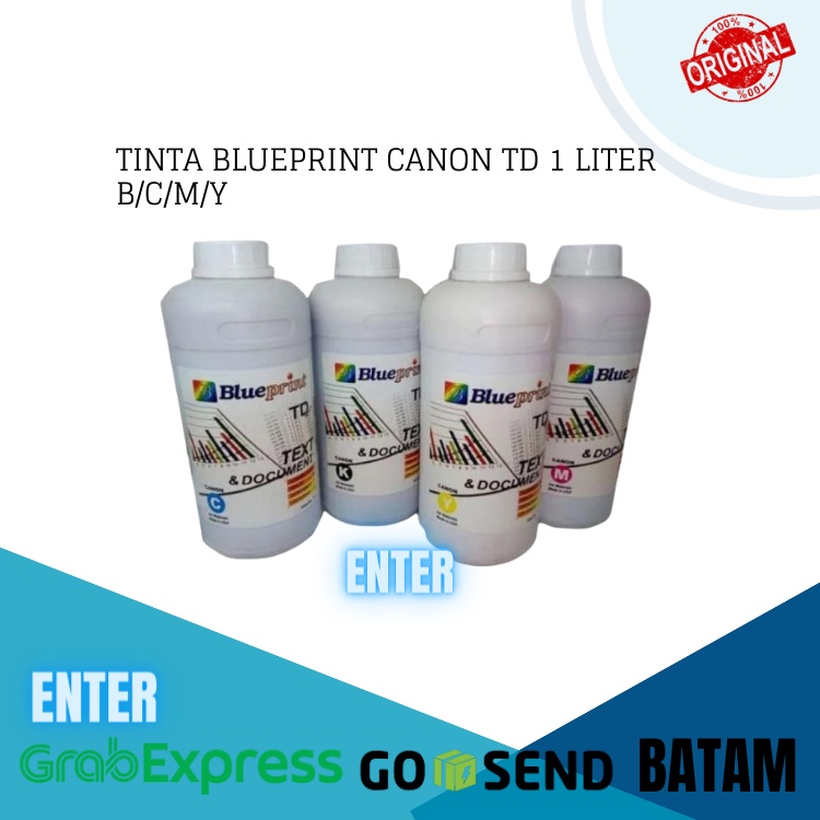 Jual TINTA BLUEPRINT CANON TD 1 LITER B/C/M/Y | Shopee Indonesia