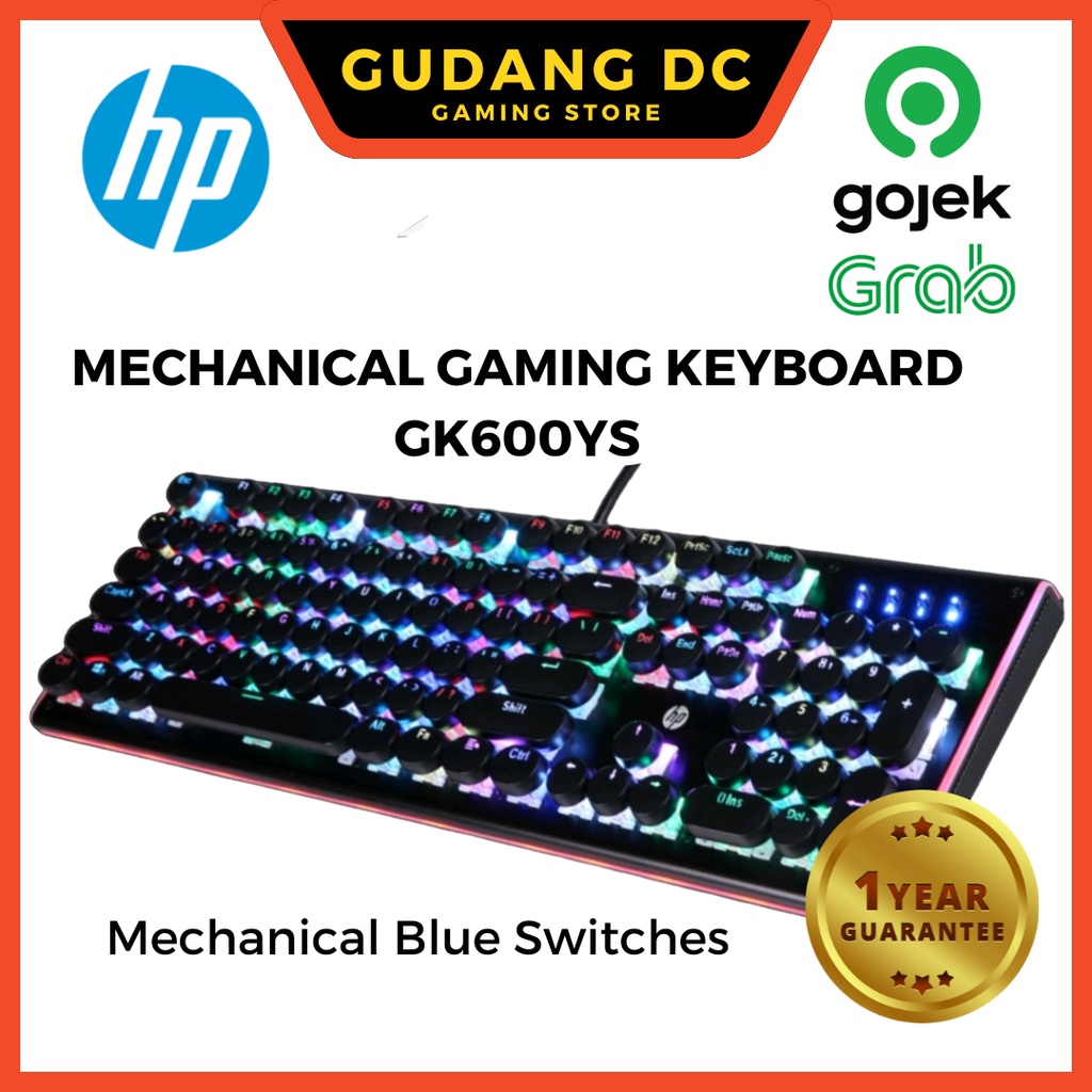 Jual Keyboard Gaming Blue Switch Mechanical Keyboard Full RGB HP ...