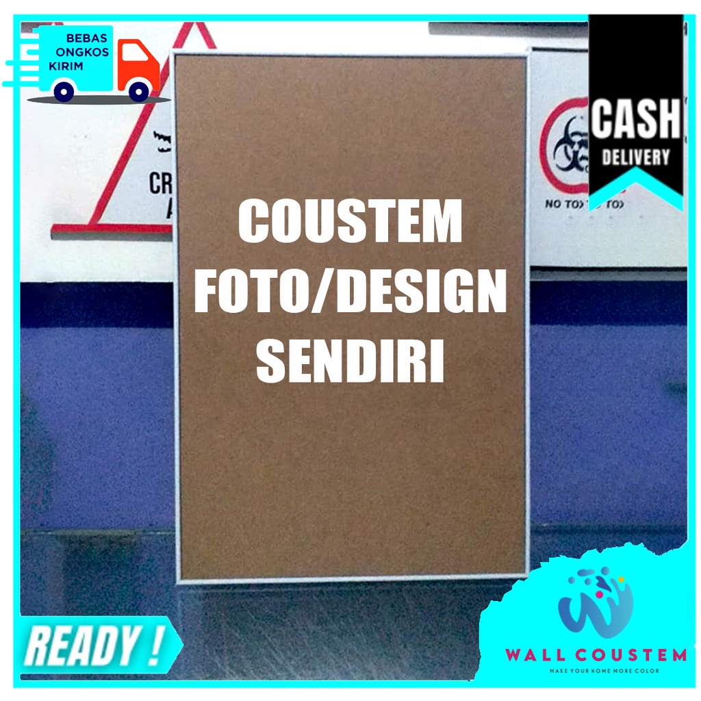 Jual Custom gambar atau foto design hiasan dinding FRAMEBLOK ukuran ...