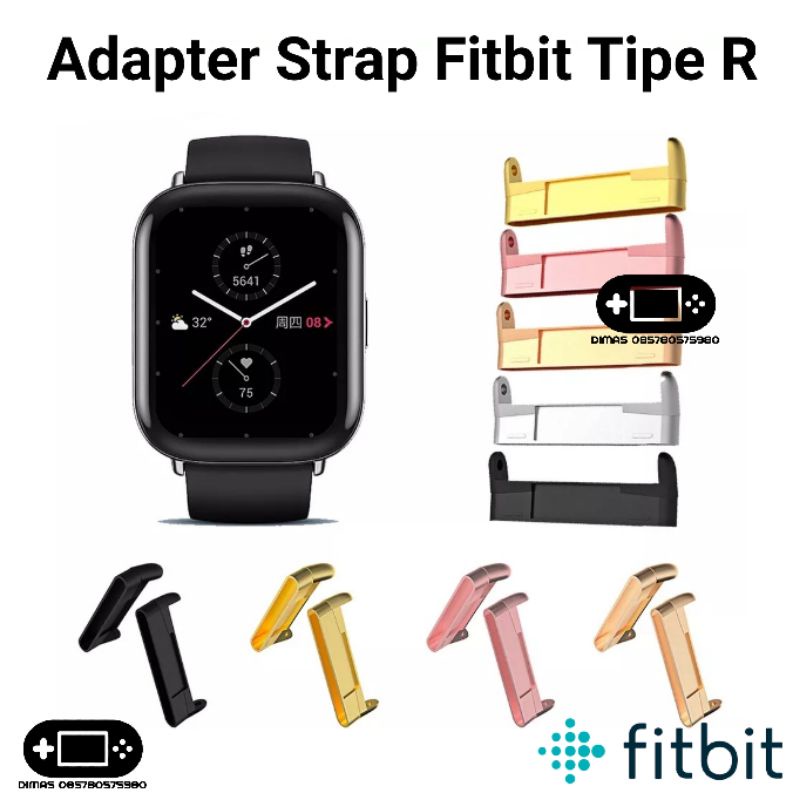Jual Adapter Strap Fitbit Tipe R Connector Konektor Versa 3 4 Sense 1 2 ...