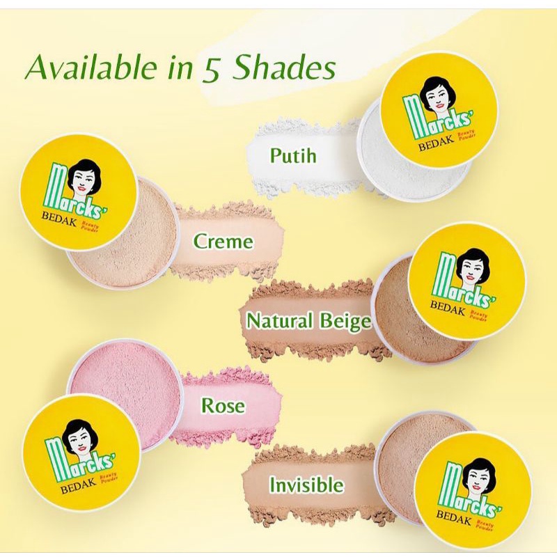 Jual MARCKS BEDAK TABUR 40gr ORI BPOM | Bedak Tabur Mars - Bedak Tabur ...