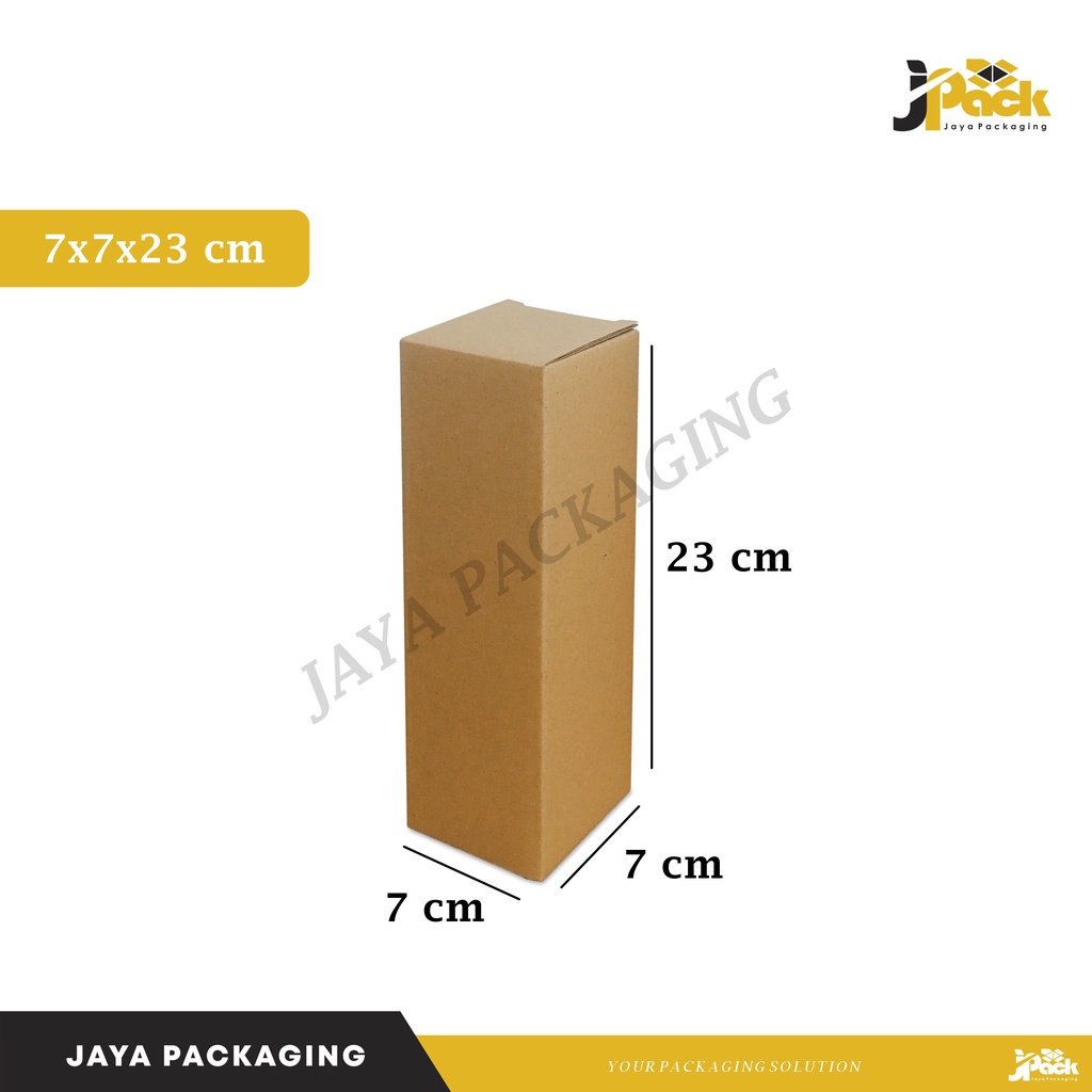 Jual Box Packing 7x7x23 cm (jeen) box/karton/kotak/baju/kaos/tumbler ...