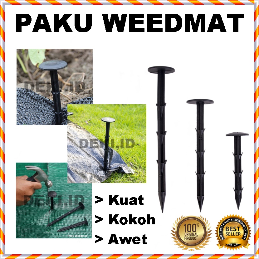 Jual Paku Weedmat Plastik Mulsa Penutup Rumput Weed mat Terpal Sintetis | Shopee Indonesia