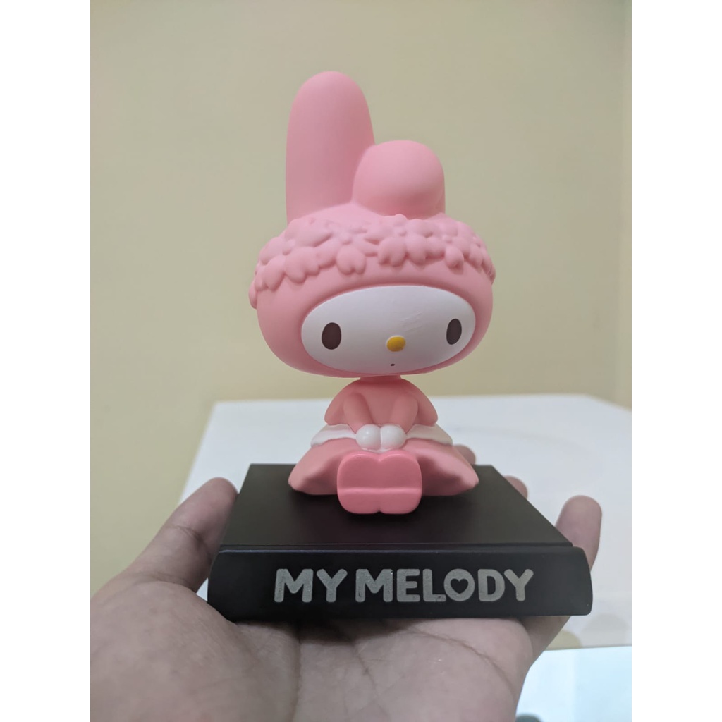 Jual Pajangan Dashboard Mobil Bobble Head Kepala My Melody & Kuromi ...