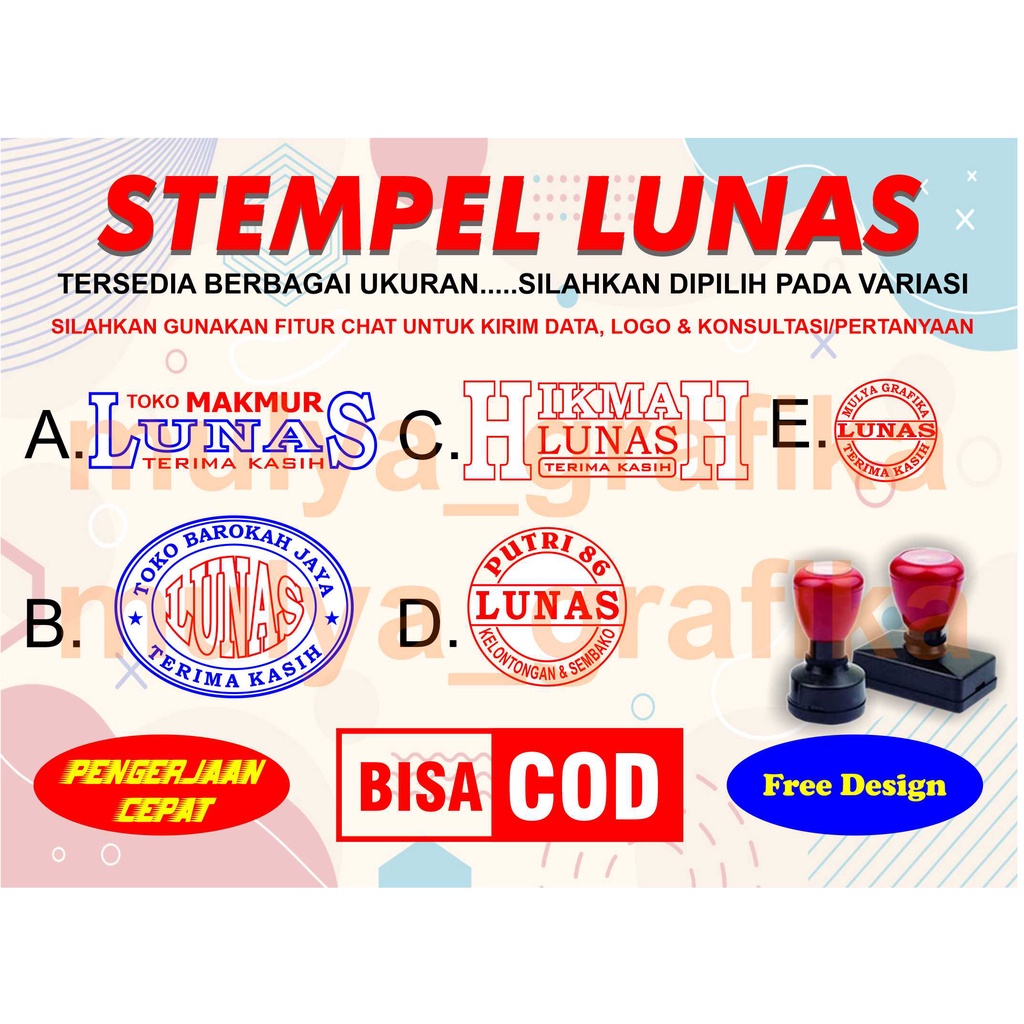 Jual Stempel Lunas | Shopee Indonesia