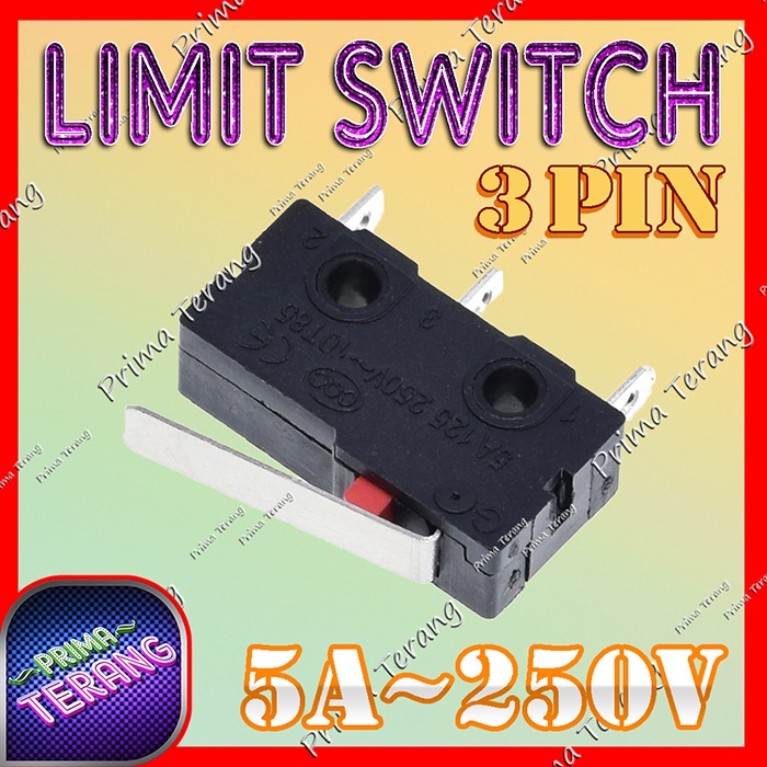 Jual Micro Limit Switch 3P 5A 250V 3 Pin Saklar Lever Arm | Shopee Indonesia