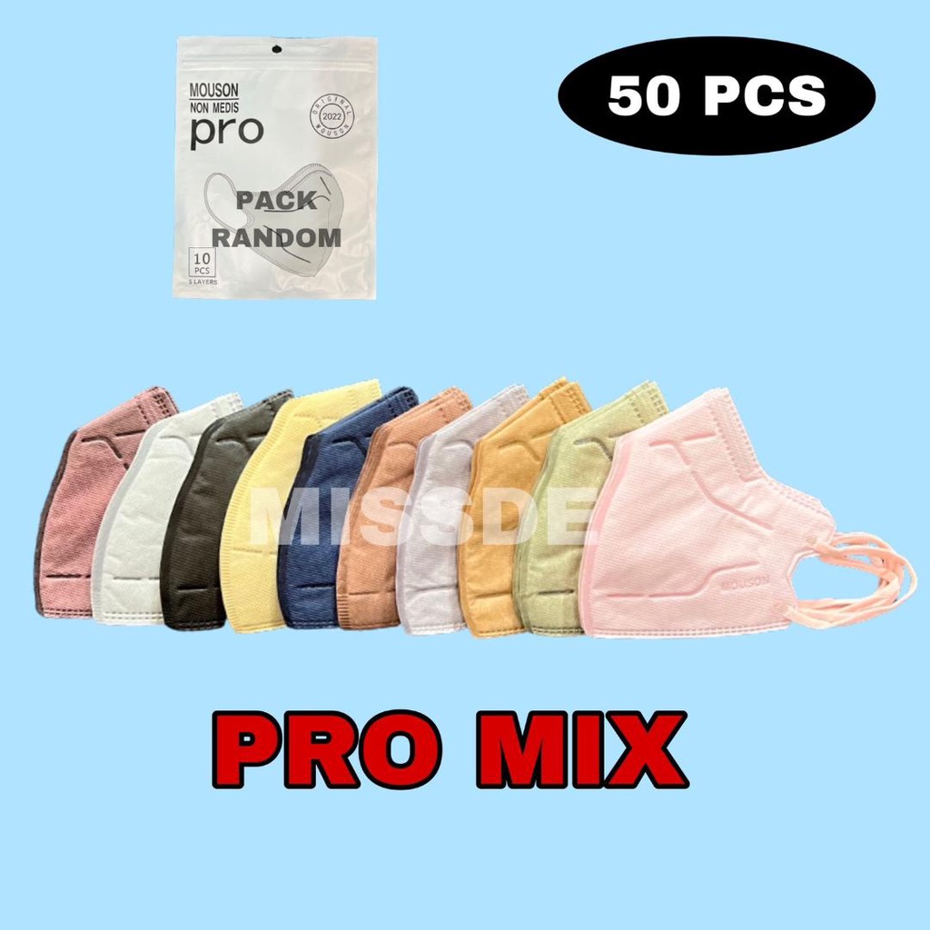 Jual MASKER KN95 PRO MOUSON ISI 50 PCS | Shopee Indonesia