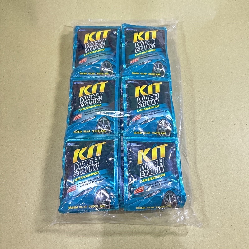 Jual Kit Wash & Glow Sachet Car Shampoo isi 24 pcs | Shopee Indonesia