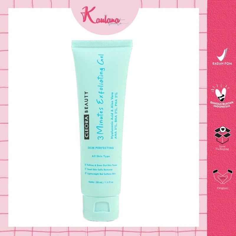 Jual CLEORA BEAUTY 3 Minutes Exfoliating Gel 50 ML | Shopee Indonesia