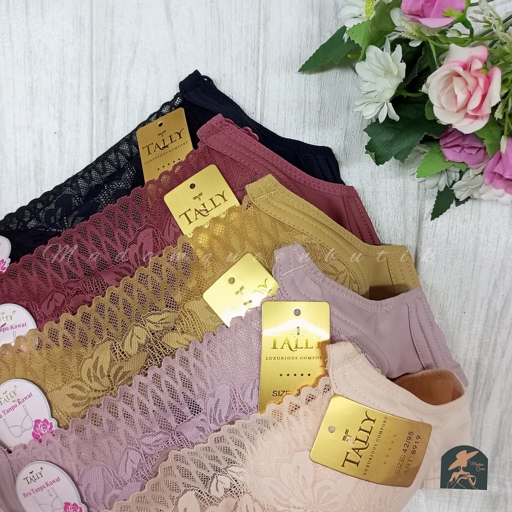 Jual TALLY BH BRA 8919 | BRA RENDA BROKAT CANTIK | TANPA KAWAT | BUSA ...