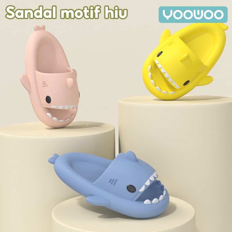 Jual YooWoo Sandal lucu / sandal karakter / sandal hiu / sandal anak ...